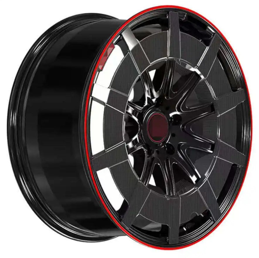 Mercedes G-Wagon (W464) Custom Rocket Style Forged Wheel Set - Carbon ...