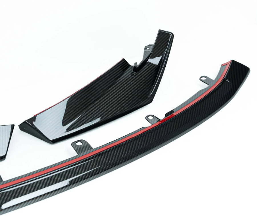 BMW M3 (G80) CSL Style Front Spoiler Lip - Carbon (3pcs) – Auto M