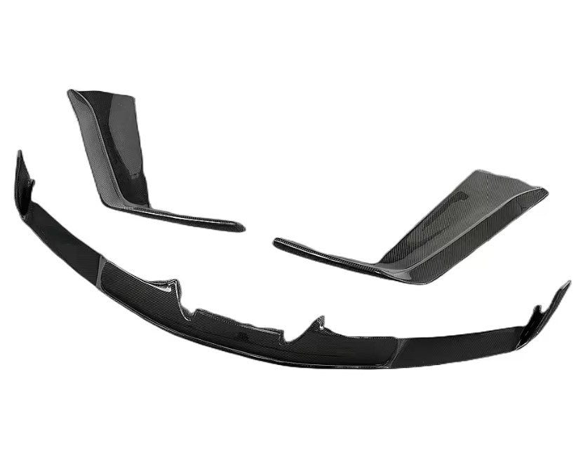 Ferrari 488 GTB / Spider N Style Front Bumper Spoiler Lip - Dry Carbon ...