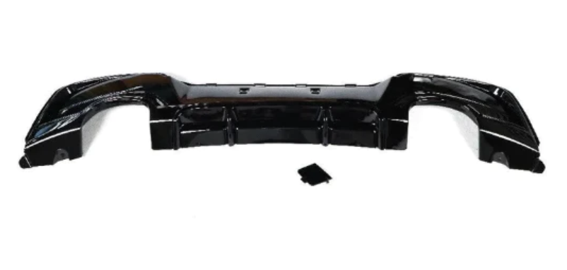BMW 1 Series (F20) Pre-LCI MP Style Rear Bumper Diffuser - Gloss Black ...