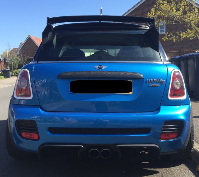 Mini Cooper R-Series (R56) JCW GP2 Style Rear Roof Spoiler - Carbon ...