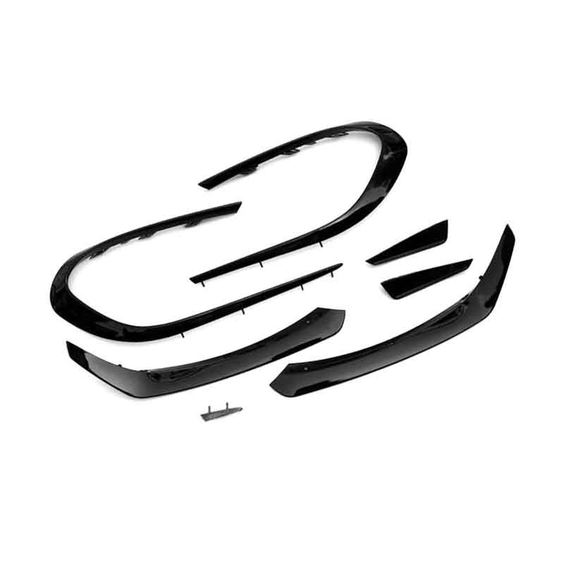 Mercedes-Benz Facelift CLA AMG Style Front Aero Canards Kit (6pcs) - G ...