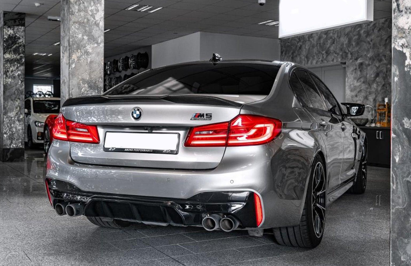 BMW 5 Series (G30) Competition Style Rear Boot Spoiler - Gloss Black ...