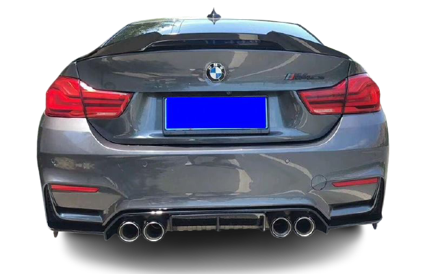 BMW M4 (F82) V Style Rear Boot Spoiler - Gloss Black – Auto M