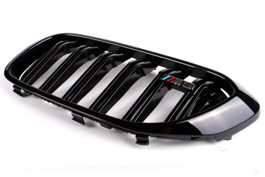 BMW 5 Series (G30) Pre-LCI Dual Slat Front Bumper Grille - Gloss Black ...