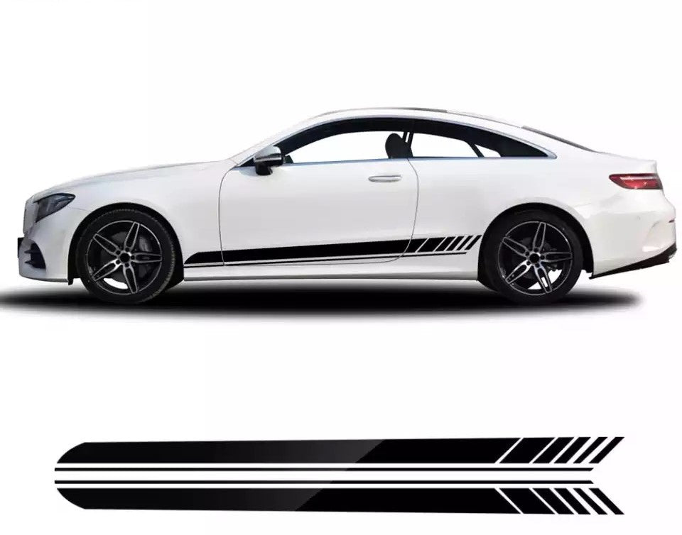 Mercedes C-Class Coupe (C205) AMG Stripe Style Full Body Decal Set – Auto M