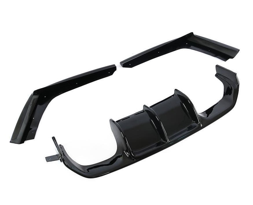 BMW M3/M4 (F8X) V Style Rear Bumper Diffuser (3pcs) - Gloss Black – Auto M