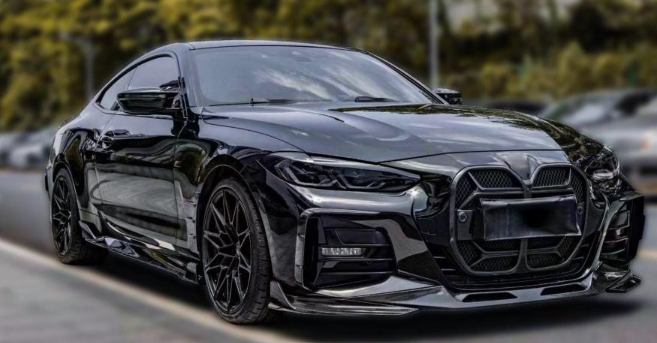 BMW 4 Series (G22) Sooqoo Style Front Bumper Canards Set - Carbon – Auto M