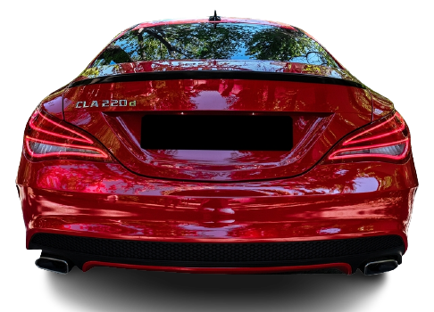 Mercedes CLA-Class (W117) AMG Style Rear Boot Spoiler - Gloss Black ...